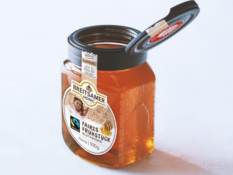 Breitsamer Honig Jar with a Flip-Top Lid Case Study: New Packaging ...